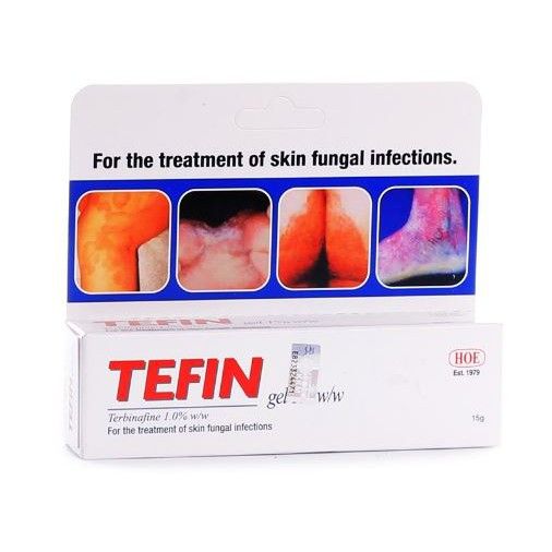 Tefin Gel Terbinafine 1% 15g Anti-Fungal GEL | Lazada