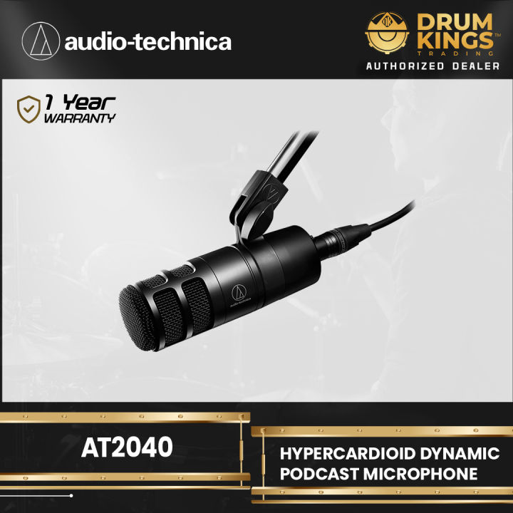 Audio-Technica AT2040 Hypercardioid Dynamic Podcast Microphone | Lazada PH
