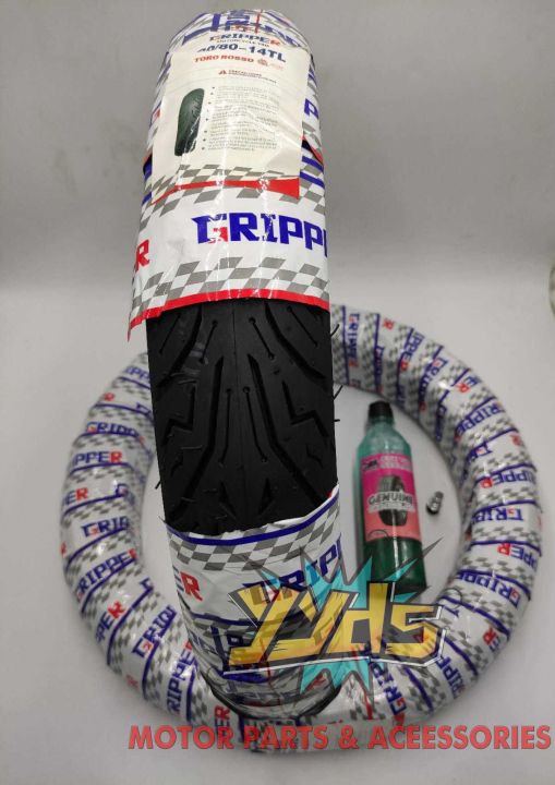 GRIPPER TORO ROSSO |TUBELESS TIRE| ORIGINAL MOTORCYCLE FREE SEALANT AND ...