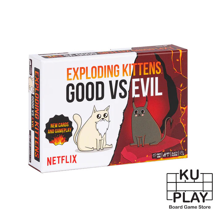 Exploding Kittens: Good vs Evil (Original)Push Your Luck | Made by Exploding Kittens, LLC | Lazada