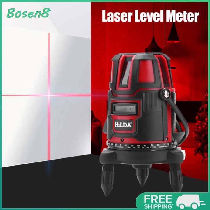5 Line Red Beam Infrared Laser Level Meter Self-leveling Level ...