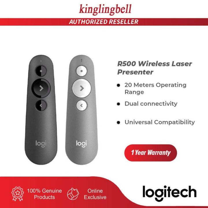 COD Logitech R500 Wireless Laser Presenter | 1 Year Warranty | Lazada PH