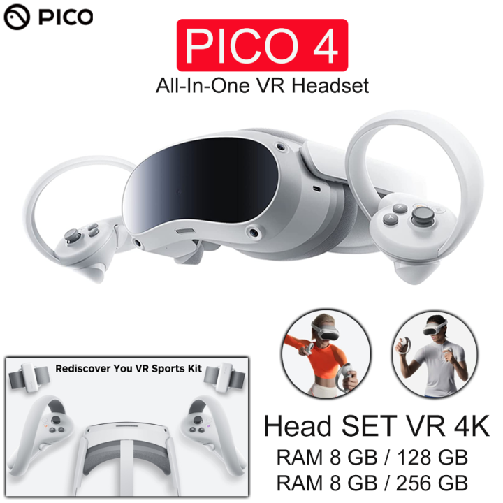PICO 4 All-in-One VR Headset 128/256 GB ความละเอียดระดับ 4K | Lazada.co.th