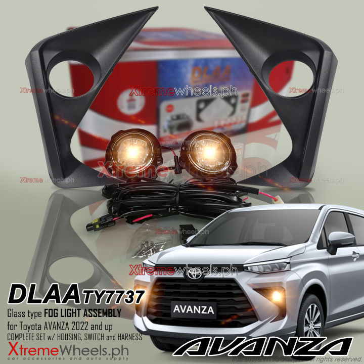 Toyota Avanza 2022 to 2024 Halogen Type DLAA Fog Light / Foglight Fog Lamp / Foglamp Assembly ...