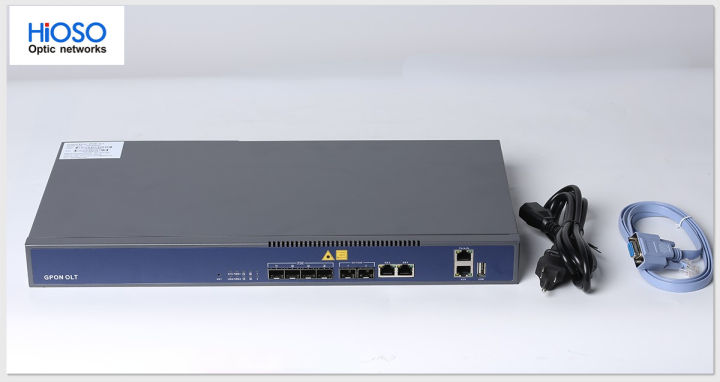 HiOSO HA7304GF 4 Port Gpon OLT 4*GE+2*GE(SFP)/10GE(SFP+) 1U Rack Type ...