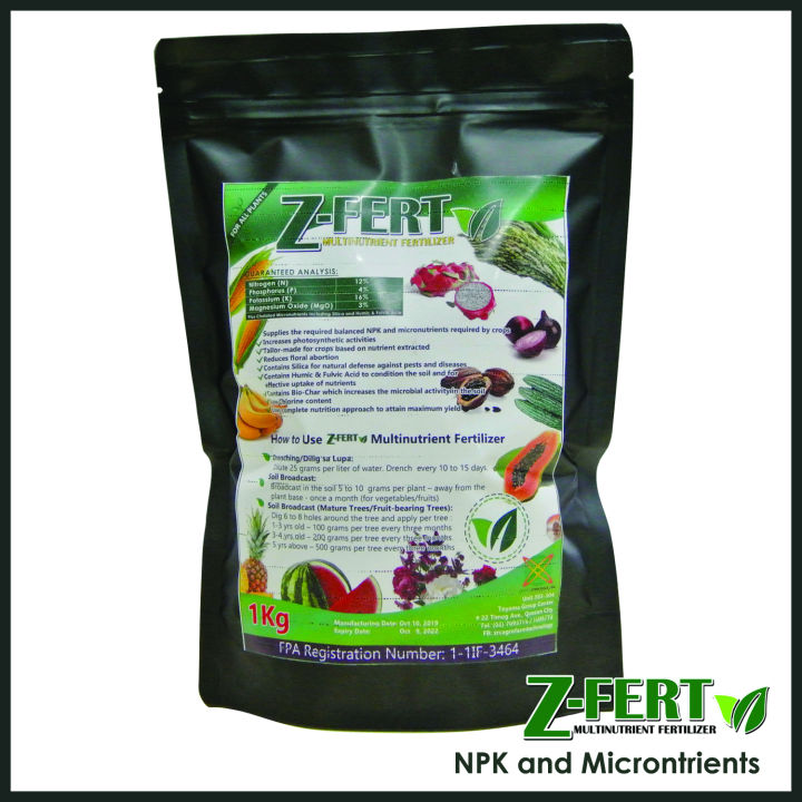 ZFERT MULTINUTRIENT FERTILIZER 1KG | Lazada PH