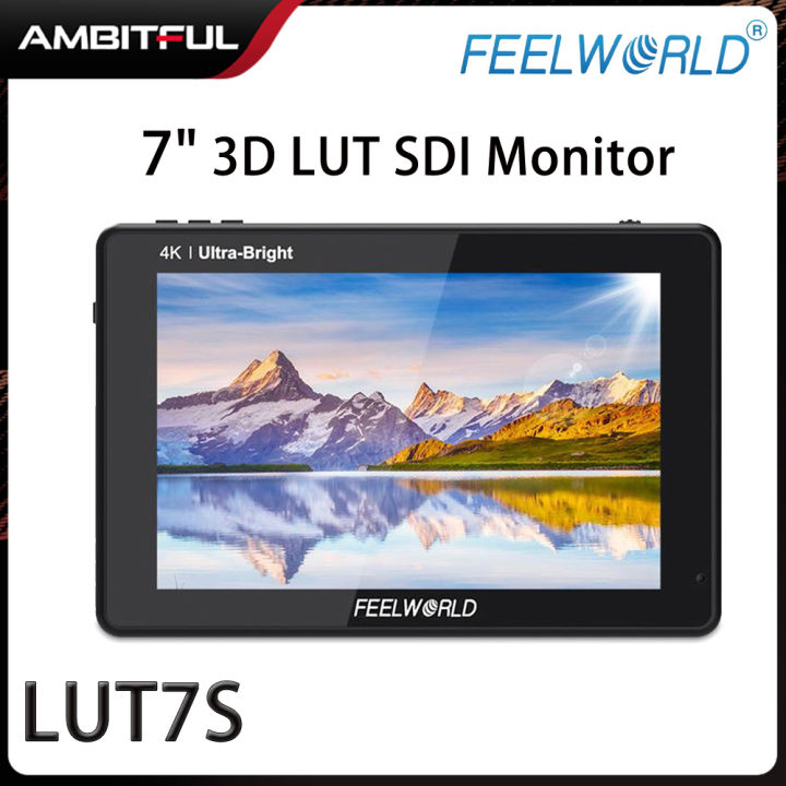 FEELWORLD LUT7S 7 Inch 3D LUT 2200nits Touch Screen DSLR Camera Field ...