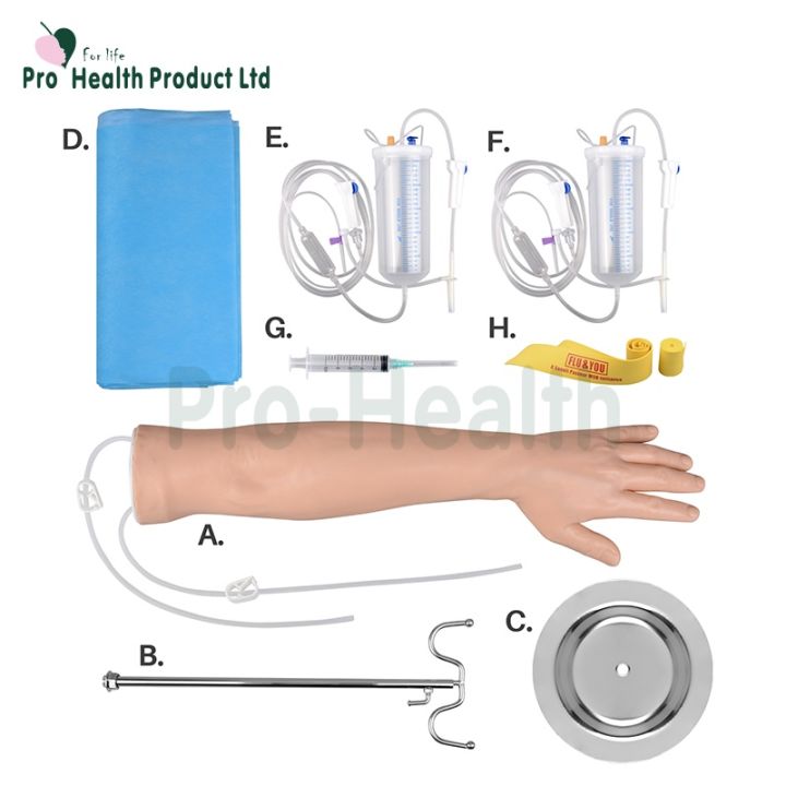 Simulated Adult Arm and Hand Kit for Multi Venous IV Practice Injection ...