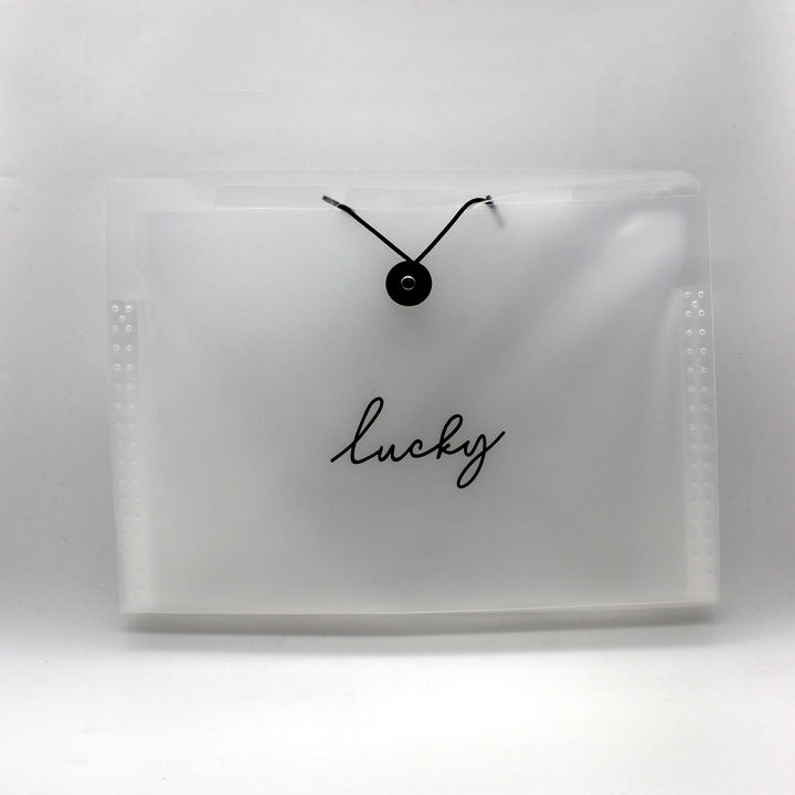 Lucky Plastic File Folders Legal Size Expandable Document Folder with ...