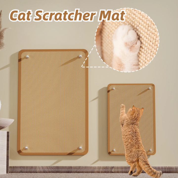 Sisal Cat Scratcher Mat Durable Anti-scratch Cat Sofa Scratching Pad ...