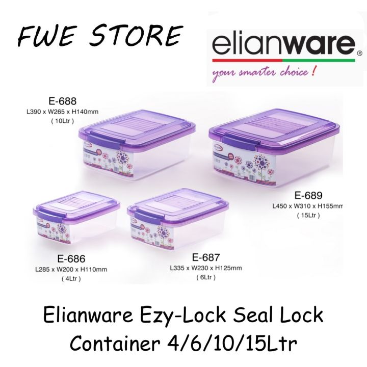 Elianware Ezy-Lock Container / Kontena Ezy-Lock | Lazada