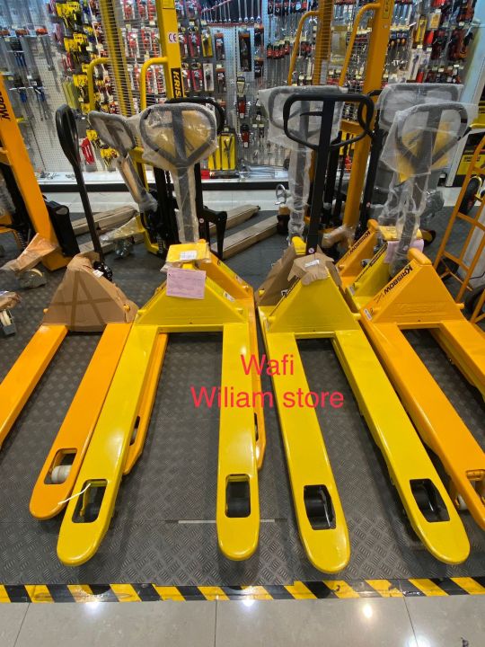 Krisbow handpallet manual 55 cm / hand pallet 2 ton / hand stacker ...