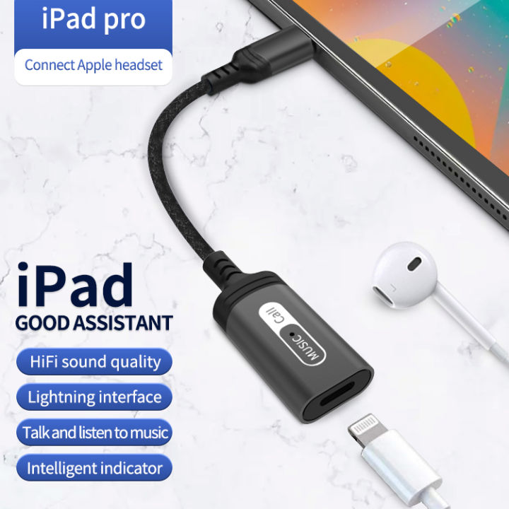 USB C to Lightning Audio Adapter Type C Male Lightning Female Headphone Converter Εarphone Aux ...