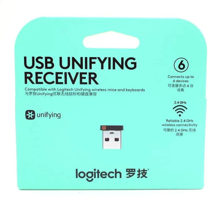Logitech USB Unifying Receiver, 2.4GHz, 910-005933 | Lazada PH