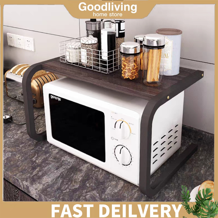 Modern Style Microwave Oven Rack Kitchen Storage Rack Simple Storage ...