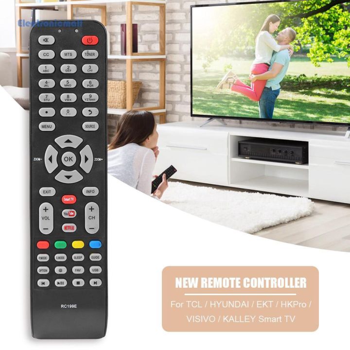 Ele Smart TV Remote Control 06-519W49-C005X for TCLHYUNDAIEKTHKProVISI ...