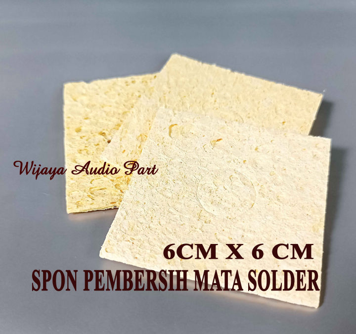 1 BUAH BUSAH PEMBERSIH SOLDER BUSA / SPONS PEMBERSIH MATA SOLDER UKURAN ...