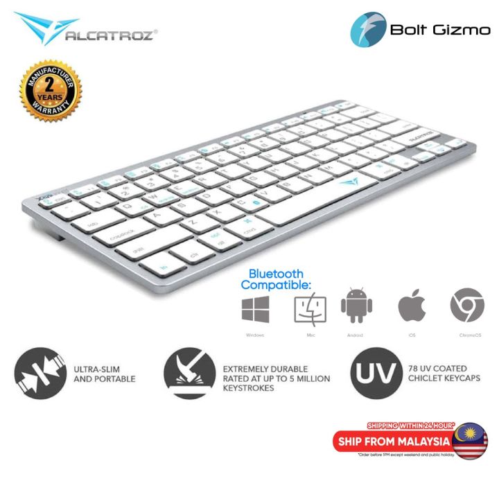 Alcatroz Xplorer Go! 100BT Bluetooth Keyboard Multiplatform For ...