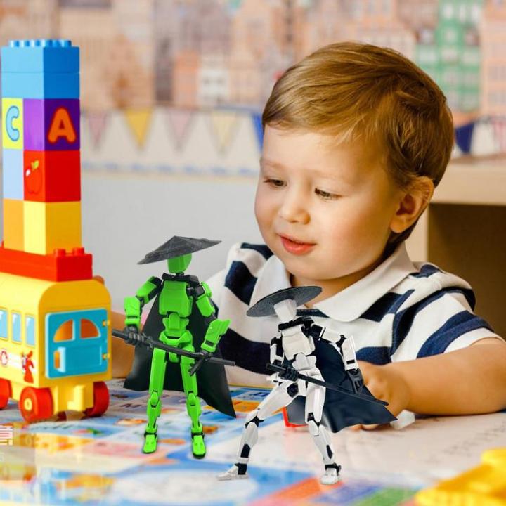 3D Printed Movable Robot Multi Joint Movable Robot Articulated Figure ...