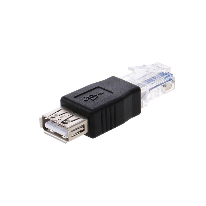 fangzi USB to RJ45 Adapter USB2.0 Female to Ethernet RJ45 Male Plug ...