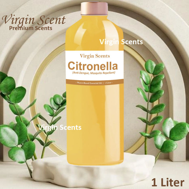 VIRGIN and ORGANIC CITRONELLA Premium Scents 1 Liter water based ...