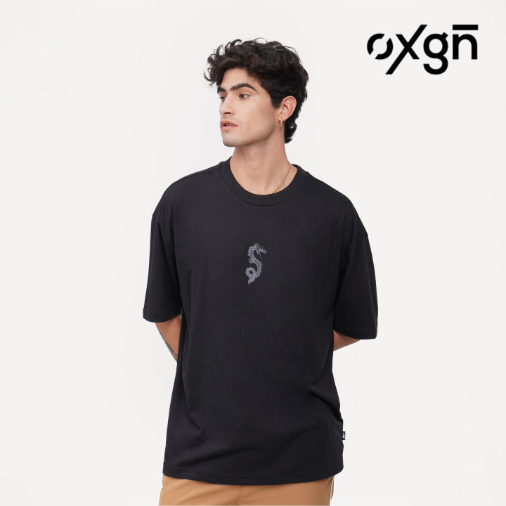 OXGN Graphic Print T-Shirt For Men (Black) | Lazada PH