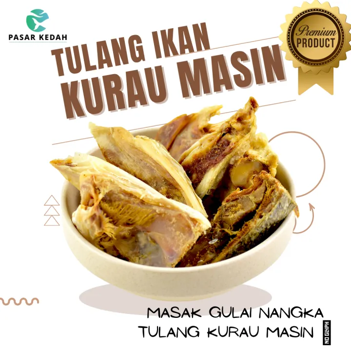 Tulang Ikan Kurau Masin Tanjung Dawai | Salted Threadfin Fish Bone ...