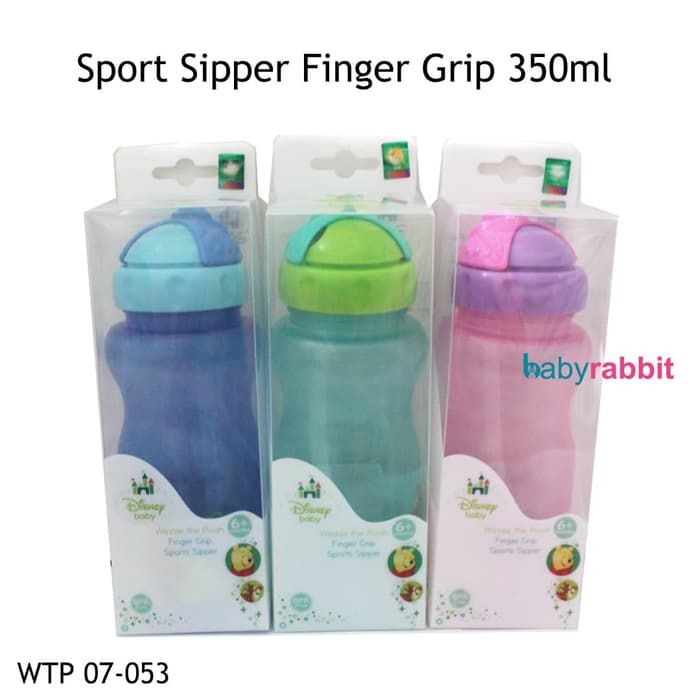 BEST SELLER !!! Botol Minum Sedotan Disney Kiddy Finger Grip 350ml ...