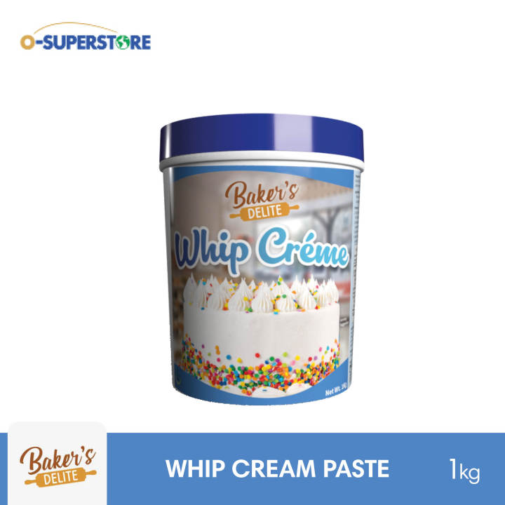 Baker's Delite Whip Cream / Whipping Cream Paste 1kg | Lazada PH