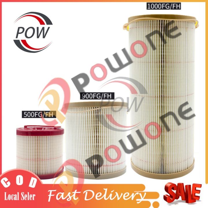 POWONE Filter Element 500FG/500FH 1000FG/FH Diesel Engine Fuel Filter ...