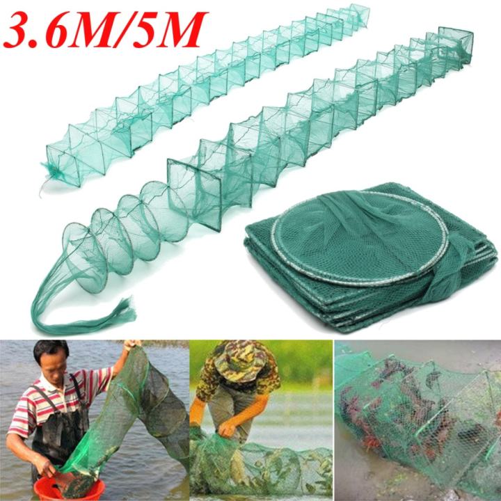 5M / Crayfish Lobster Catcher Live Trap Fish Net Eel Prawn Shrimp Bait ...