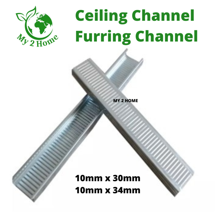 6 Feet/Kaki c channel (Ceiling)/ Besi Ceiling / Besi Siling Gantung ...