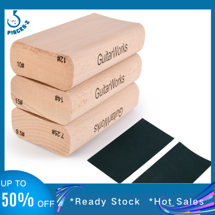 Dual Purpose Radius Fret Leveling Sanding Block Luthier Tool For Guitar ...