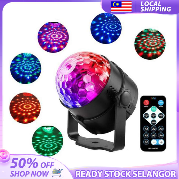Mini LED Laser Projector Portable Mini LED Disco Ball Light RGB Party ...