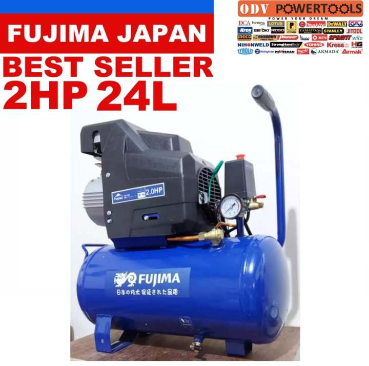 Fujima Japan Air Compressor 2HP 24Liters(FJ-2024)~ODV POWERTOOLS ...