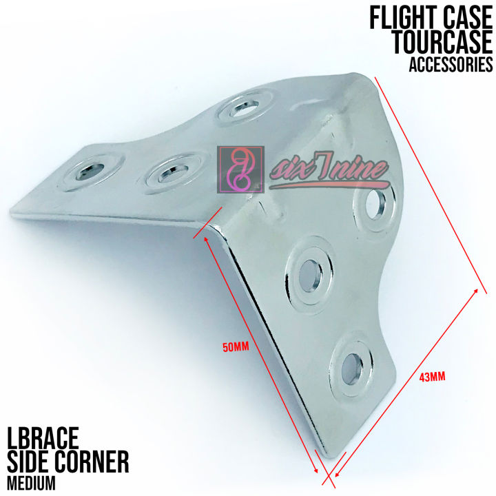 L Corner L Brace for tourcase server rack (6 Pin) flight case tour case ...