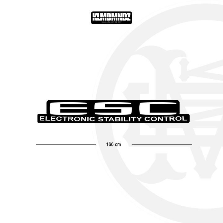 ESC Electronic Stability Control Sticker | Lazada PH