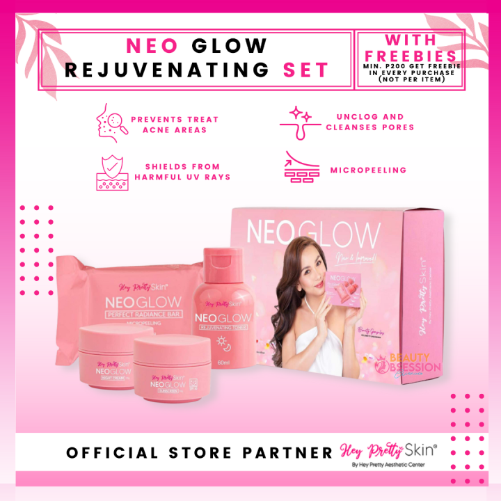 Neo Glow Rejuvenating Set | Hey Pretty Skin | Lazada PH