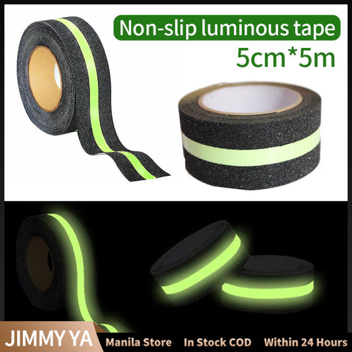 5M Anti Slip Luminous Tape Floor Non Skid Reflective Strip Stair Steps ...