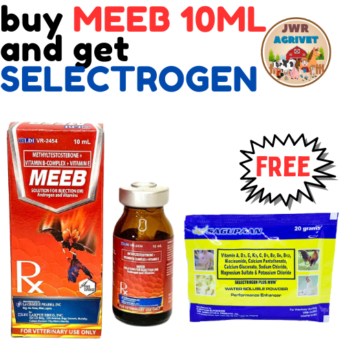 [JWR AGRIVET] BUY MEEB 10ML AND GET 1 SACHET SELECTROGEN MVM / PARA SA ...