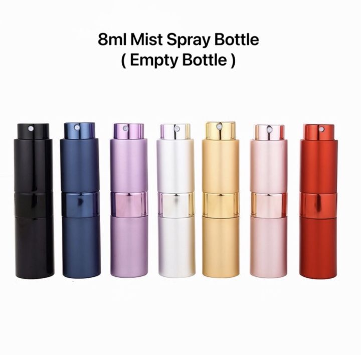 8ml Travel Pocket Perfume Atomizer Female Parfum Bottle Rotating ...