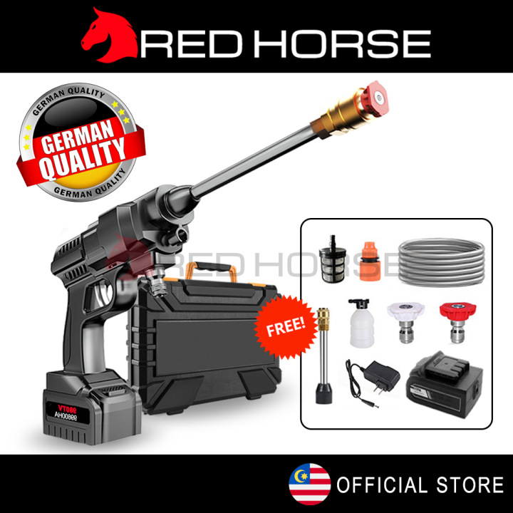 (NEW + 1 YEAR WARRANTY) Cordless High Pressure Car Washing Spray Gun ...