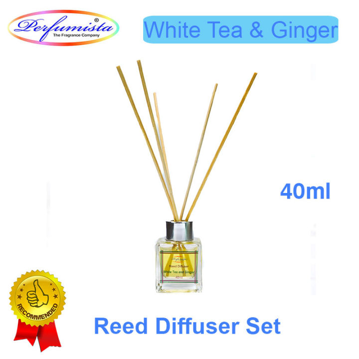 Perfumista Reed Diffuser Set White Tea & Ginger 40ml | Lazada PH