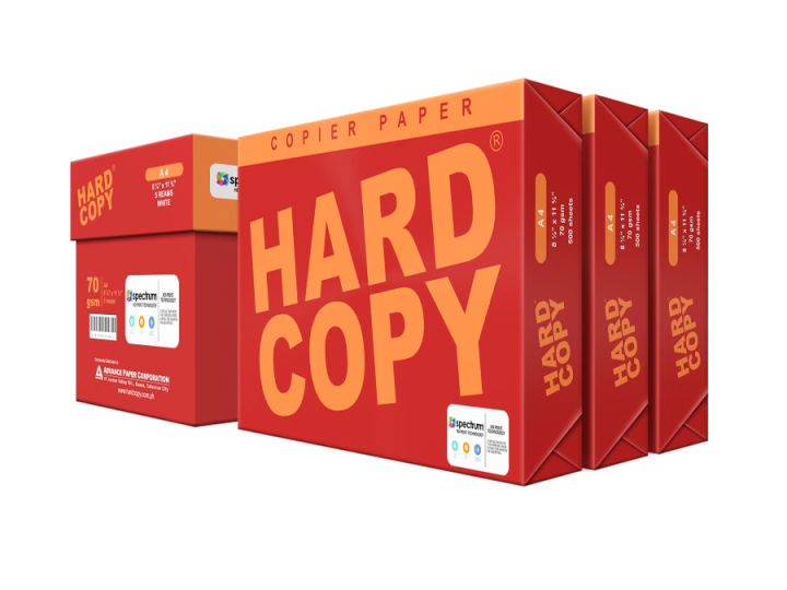 Hard Copy Bond Paper Short | A4 | Long 70gsm & 80gsm (sold per box ...