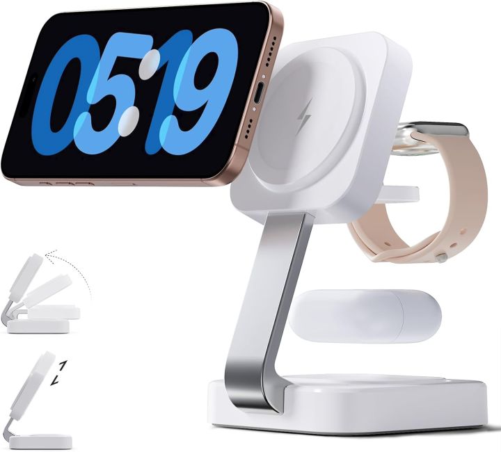 RYND 2025 Traveling Wireless Mag-Safe Fast Charging Station,Magnetic 3 ...