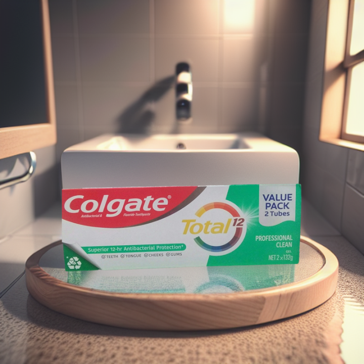 Colgate Total Professional Clean Twin Pack 2 x 132g | Lazada PH