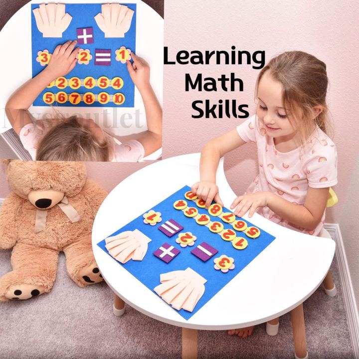 SG Stock Felt Number Math Toy Children Counting Early Learning ...