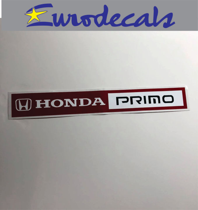 Honda Primo Cut out Sticker | Lazada PH