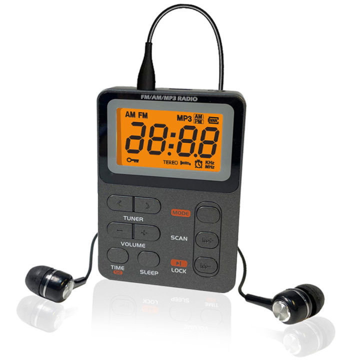 Portable AM/FM Two-Band Radio - Elderly-Friendly Manual Tuning Radio ...