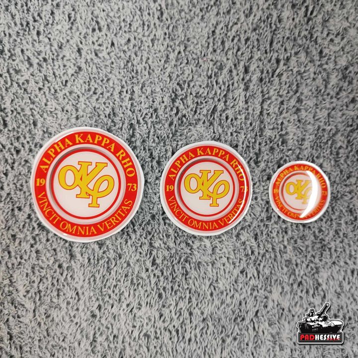 Alpha Kappa Rho Akro Embossed Sticker | Lazada PH